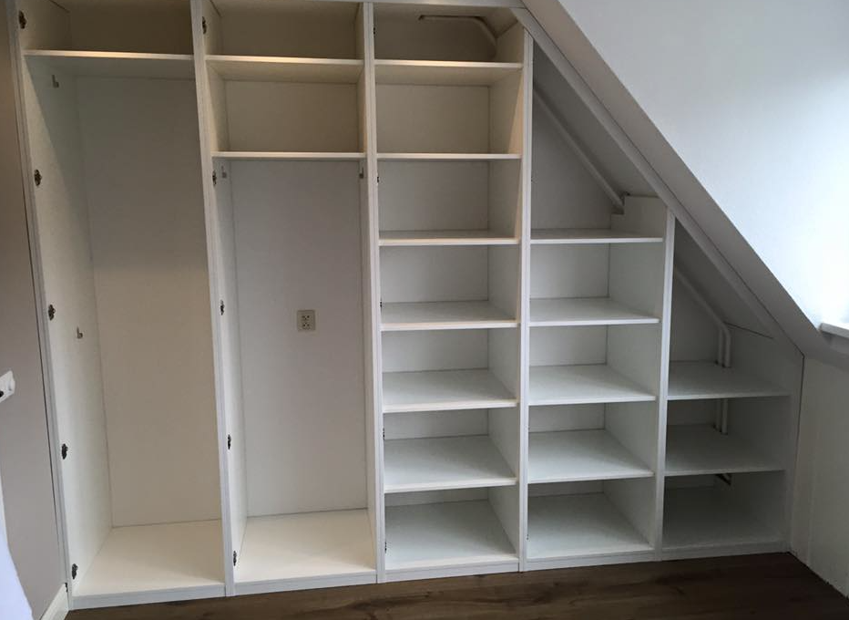 Een inbouwkast zonder achterwand, hier moet je op letten ...